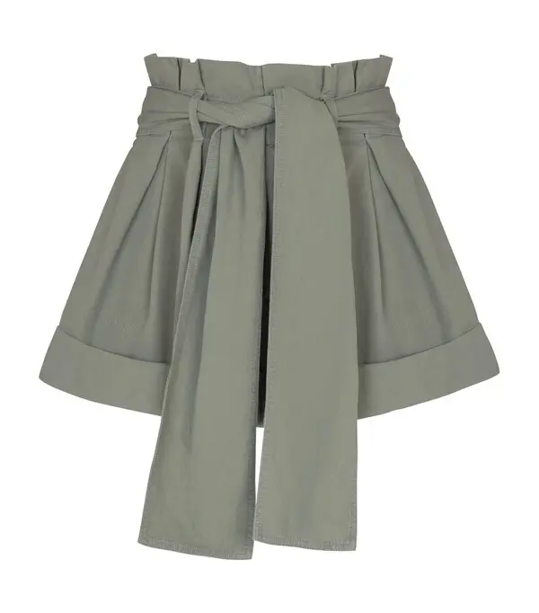 Balmain Cotton High-rise Shorts