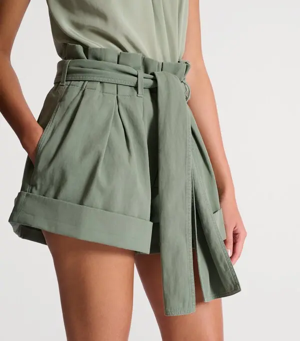 Balmain Cotton High-rise Shorts