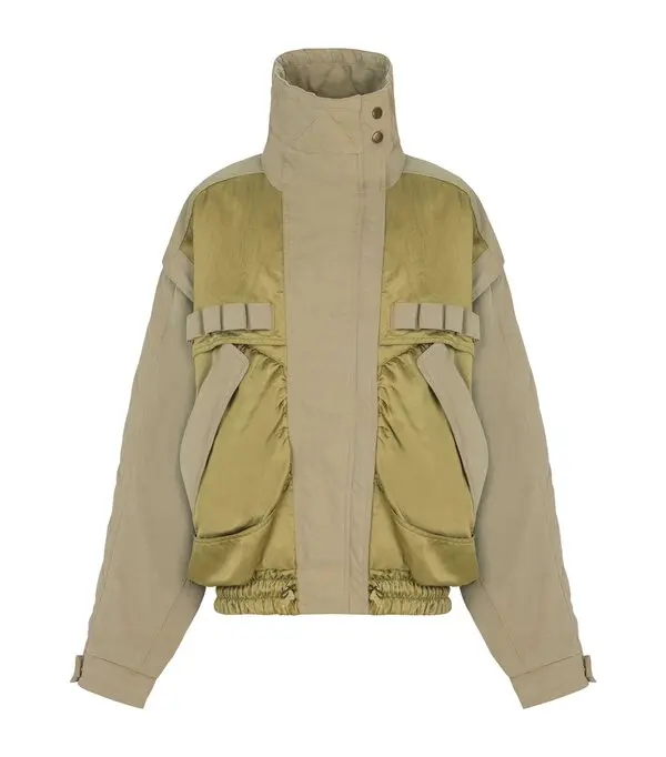 Balmain Cotton-blend Twill Bomber Jacket