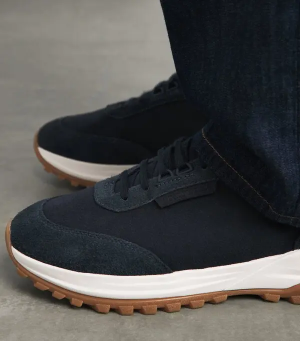 Emporio Armani Suede Sneakers