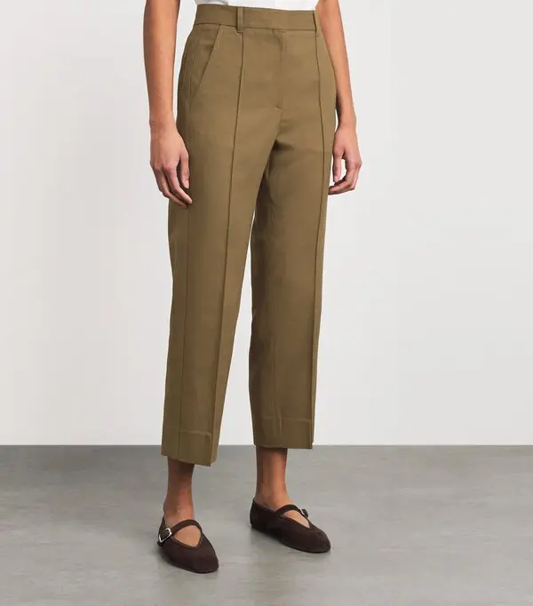 ME+EM Slim Cropped Tailored Trousers