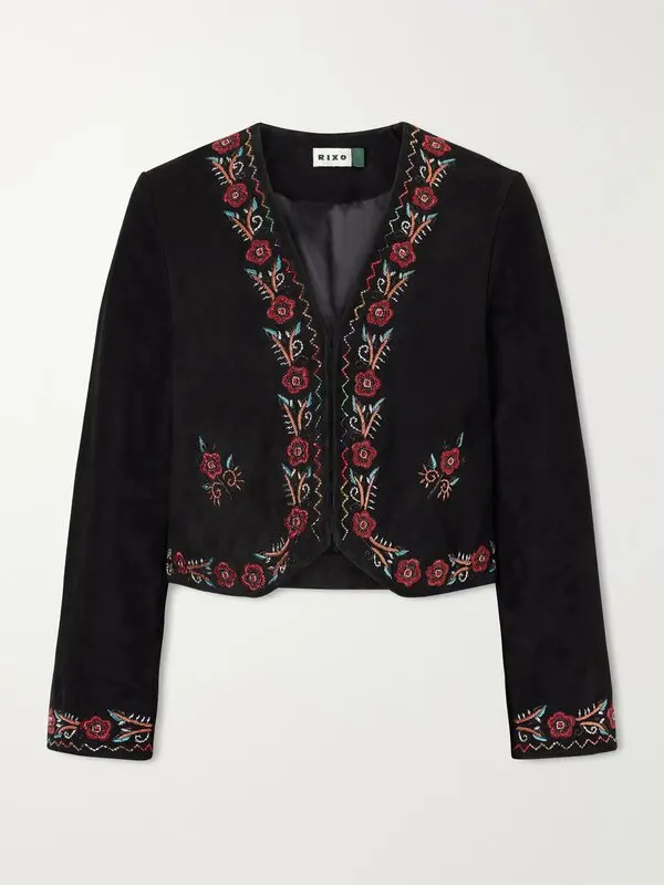 Rixo Oliwia Embellished Jacket