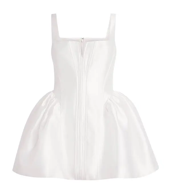 SELF-PORTRAIT Taffeta Bustier Mini Dress