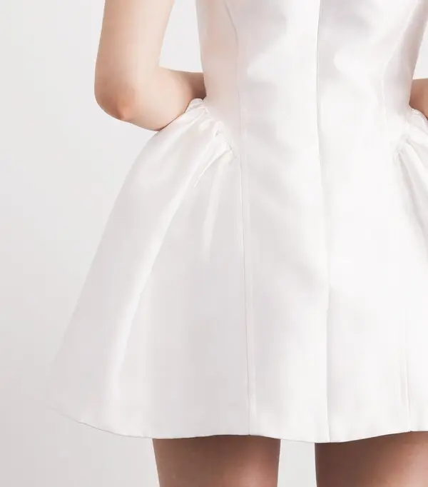 SELF-PORTRAIT Taffeta Bustier Mini Dress