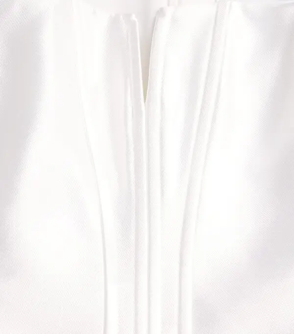 SELF-PORTRAIT Taffeta Bustier Mini Dress