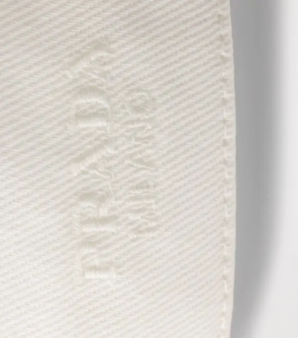 Prada Cotton Drill Baseball Cap - White
