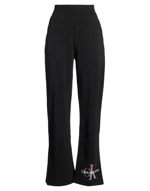 Calvin Klein Cotton Track Pants - Black