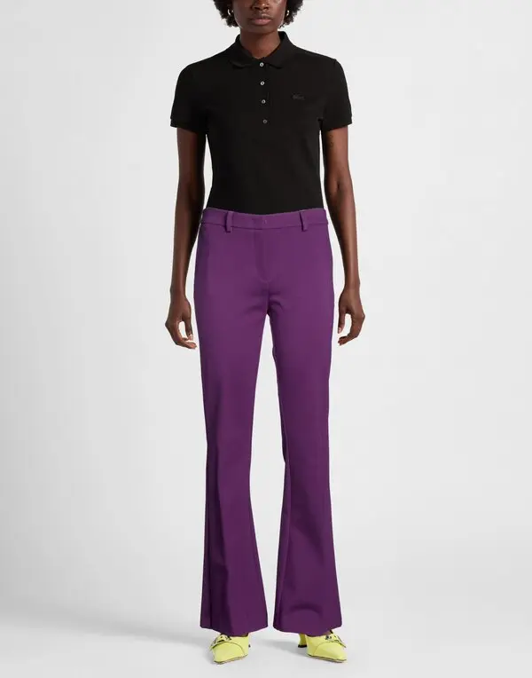 MANILA GRACE Flared High-waisted Trousers