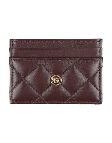 Versace Cardholder Lambskin - Burgundy
