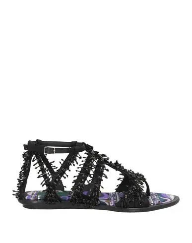 Emilio Pucci Thong Sandal With Ankle Strap