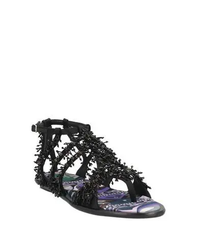 Emilio Pucci Thong Sandal With Ankle Strap