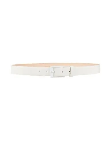 MAISON MARGIELA Leather Belt - White