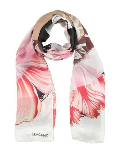 FERRAGAMO Scarf Silk - Brown