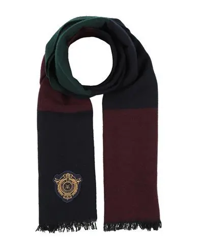 HACKETT Scarf Midnight Wool, Cotton, Polyamide - Blue