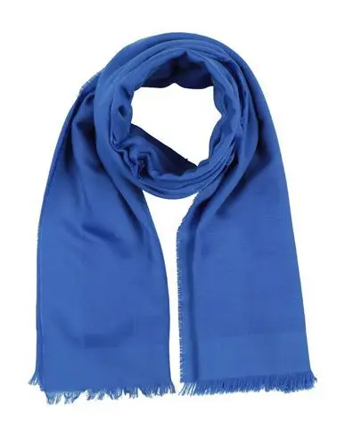 Alexander McQueen Scarf Wool - Blue