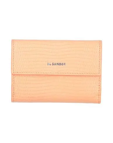 JIL SANDER Wallet Leather - Orange