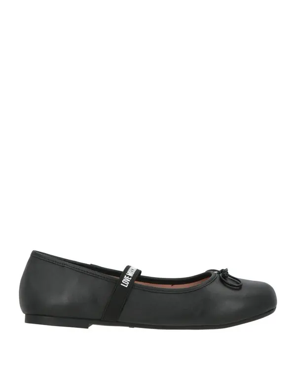 Moschino Mary Jane Ballet Flats - Black
