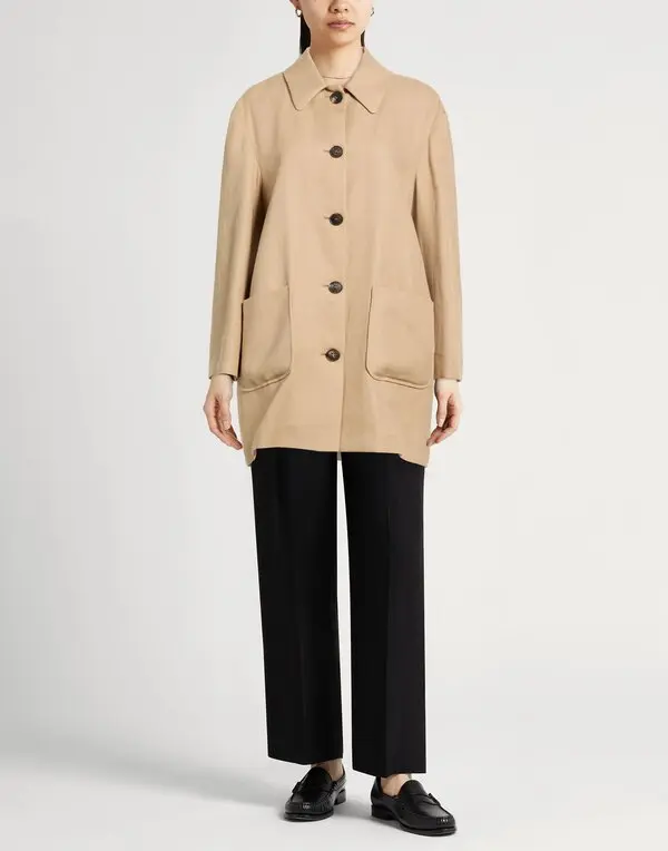 DRUMOHR Virgin Wool And Hemp Overcoat