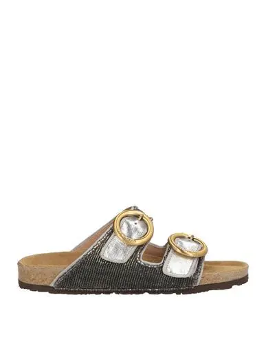 Malìparmi Textile Sandals - Gunmetal
