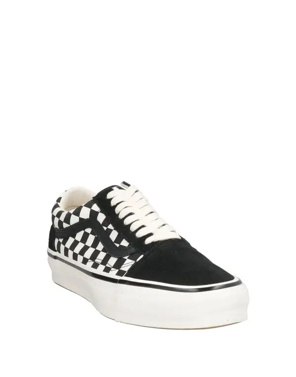 VANS Leather And Textile Fiber Sneakers - Black