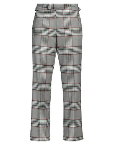 VIVIENNE WESTWOOD Tartan Pattern Straight Leg Pants - Midnight Blue
