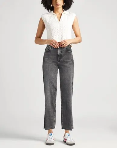 7 For All Mankind Cropped Alexa Straight-leg Jeans