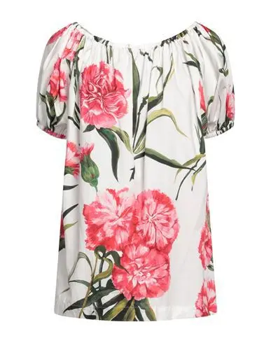 Dolce & Gabbana Floral Print Top - White