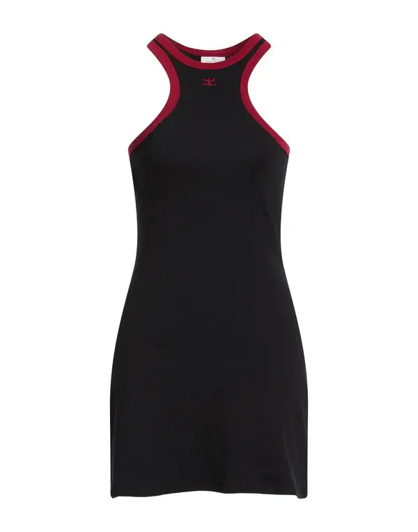 COURREGES Mini Cotton Dress - Blue