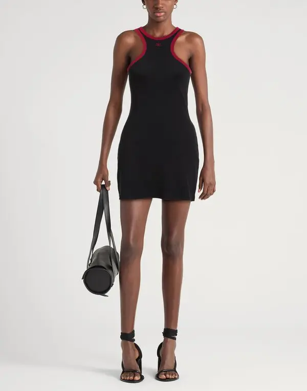 COURREGES Mini Cotton Dress - Blue