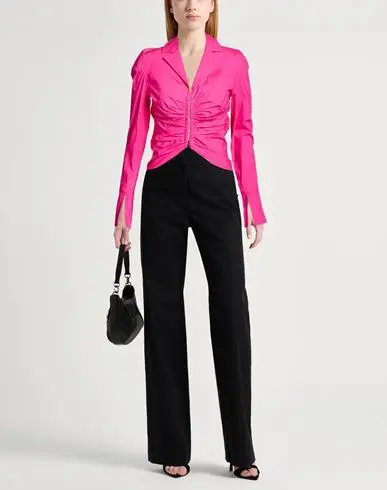 Versace Shirt In Cotton And Elastane - Fuchsia