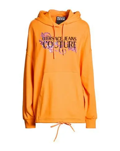 Versace Cotton French Terry Sweatshirt - Orange