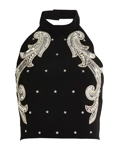 Balmain Crepe Crop Top