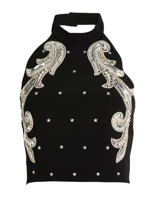 Balmain Crepe Crop Top