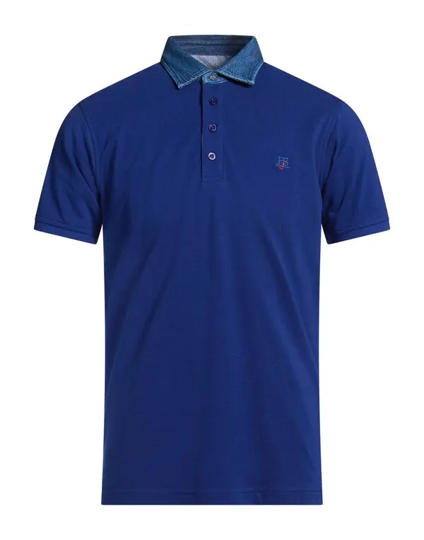HARMONT & BLAINE Polo Shirt Size Cotton - Blue