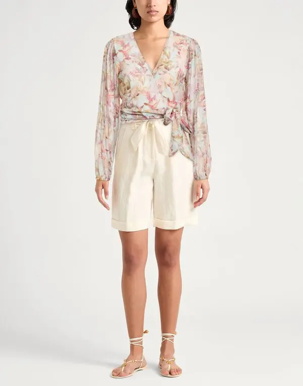 Guess Floral-print Wrap Top
