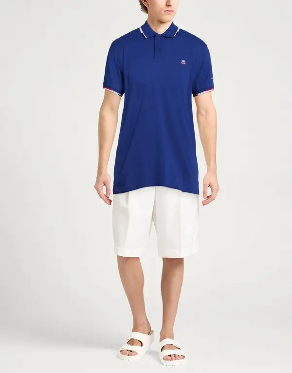 HARMONT & BLAINE Polo Shirt Size Cotton - Blue