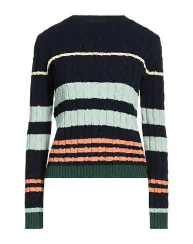 Max Mara Intarsia-knit Sweater - Midnight Blue
