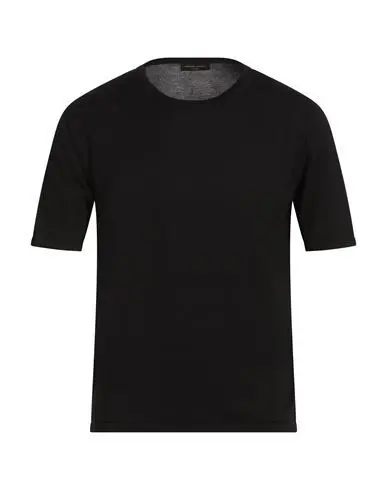 ROBERTO COLLINA Cotton Knit Sweater - Black