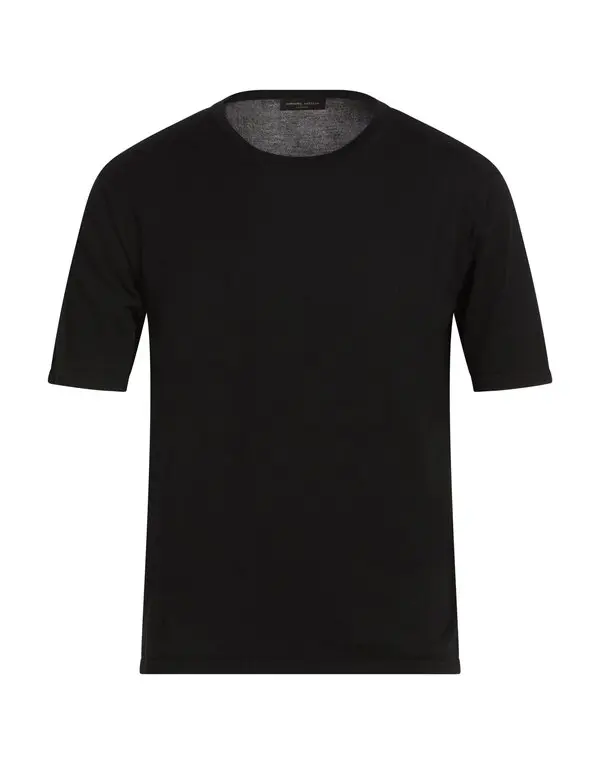 ROBERTO COLLINA Cotton Knit Sweater - Black