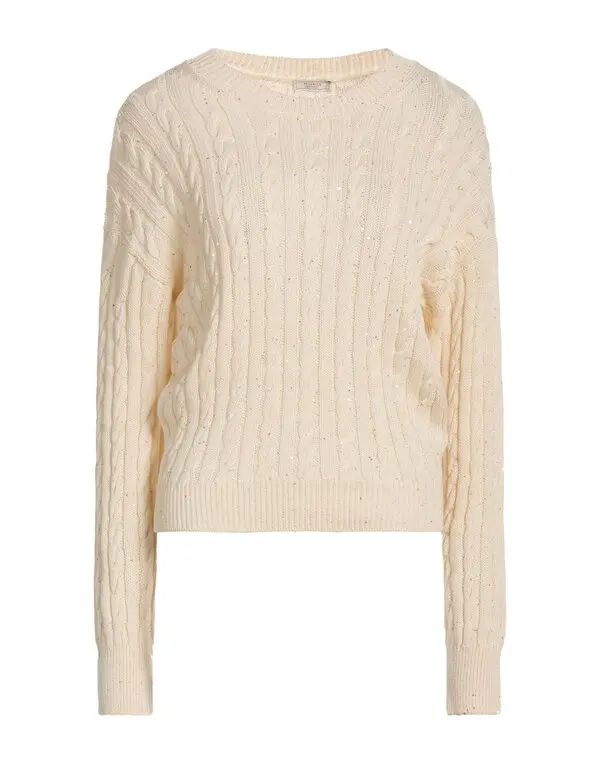 Peserico Cable-knit Sweater - White