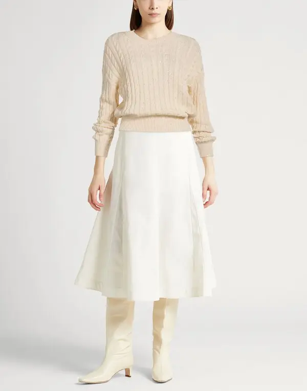 Peserico Cable-knit Sweater - White