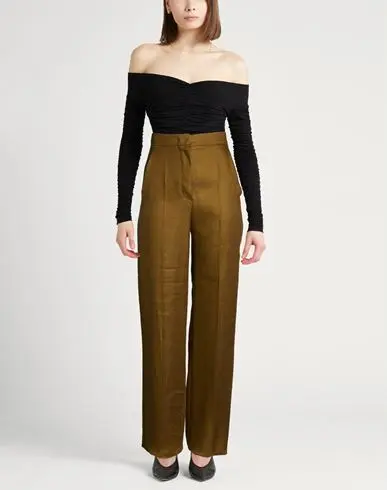 Max Mara Wide-leg Linen Pants