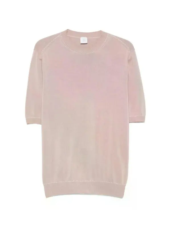 Eleventy Round-neck T-shirt - Pink