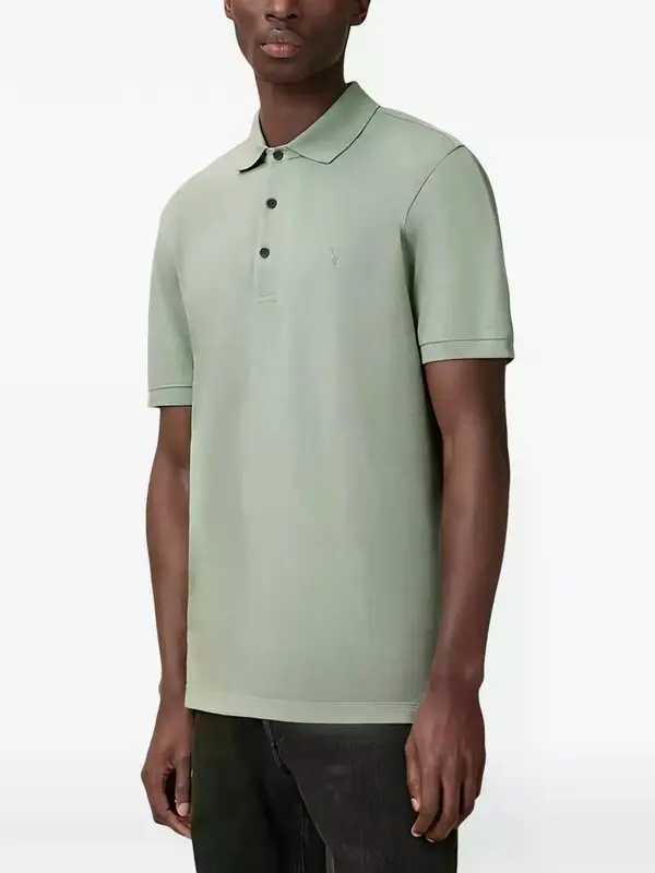 ALLSAINTS Buttoned Logo-detail Polo Shirt