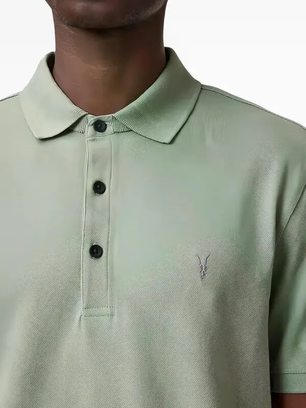 ALLSAINTS Buttoned Logo-detail Polo Shirt