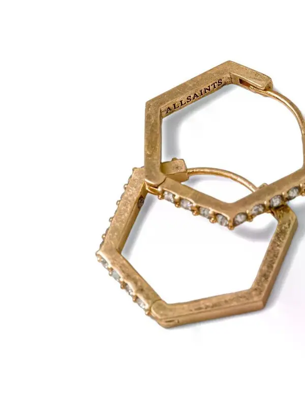 ALLSAINTS Embellished Hoop Earrings
