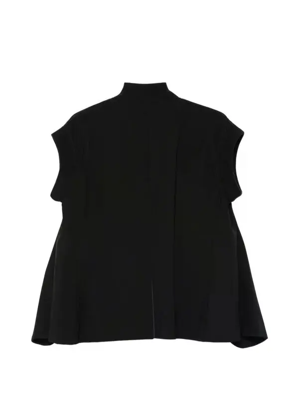 Sacai Zip-up Gilet - Black