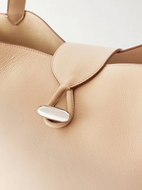 Savette The Anello Leather Tote - Neutrals