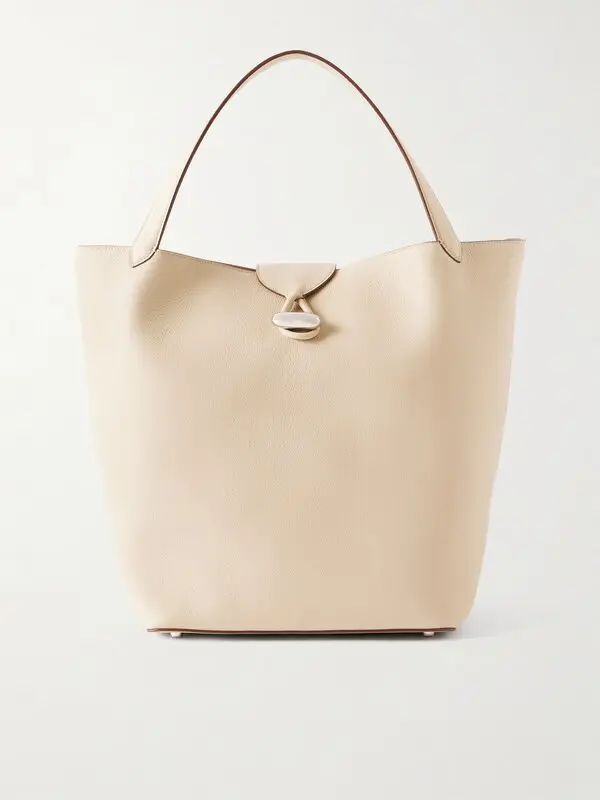 Savette The Anello Leather Tote - Neutrals