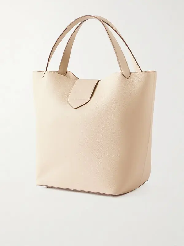Savette The Anello Leather Tote - Neutrals